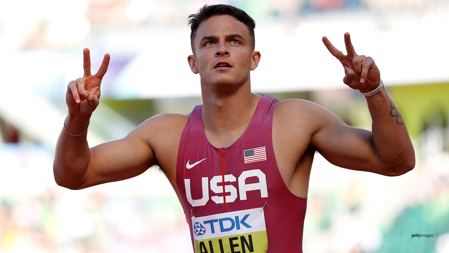Balancing Football And Track, Devon Allen Takes Aim At The 110 Hurdles World Record | Team USA
